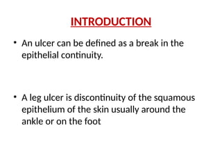 legulcer all types of leg ulcers and treatment.pptx