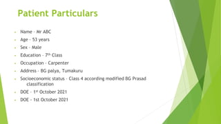 leg ulcer- surgery case presentation.pptx | Foot Health | Diseases and ...