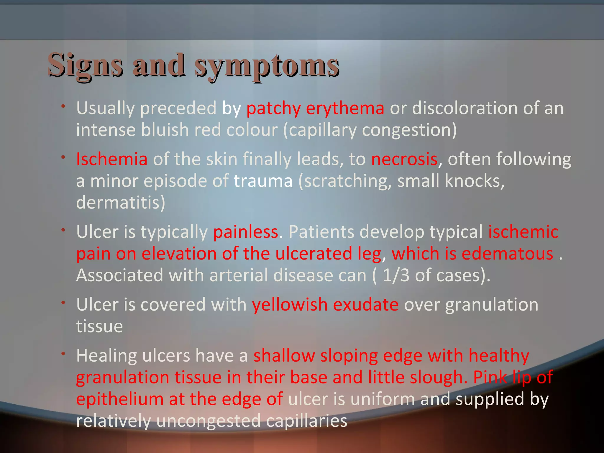 Leg ulcers | PPT