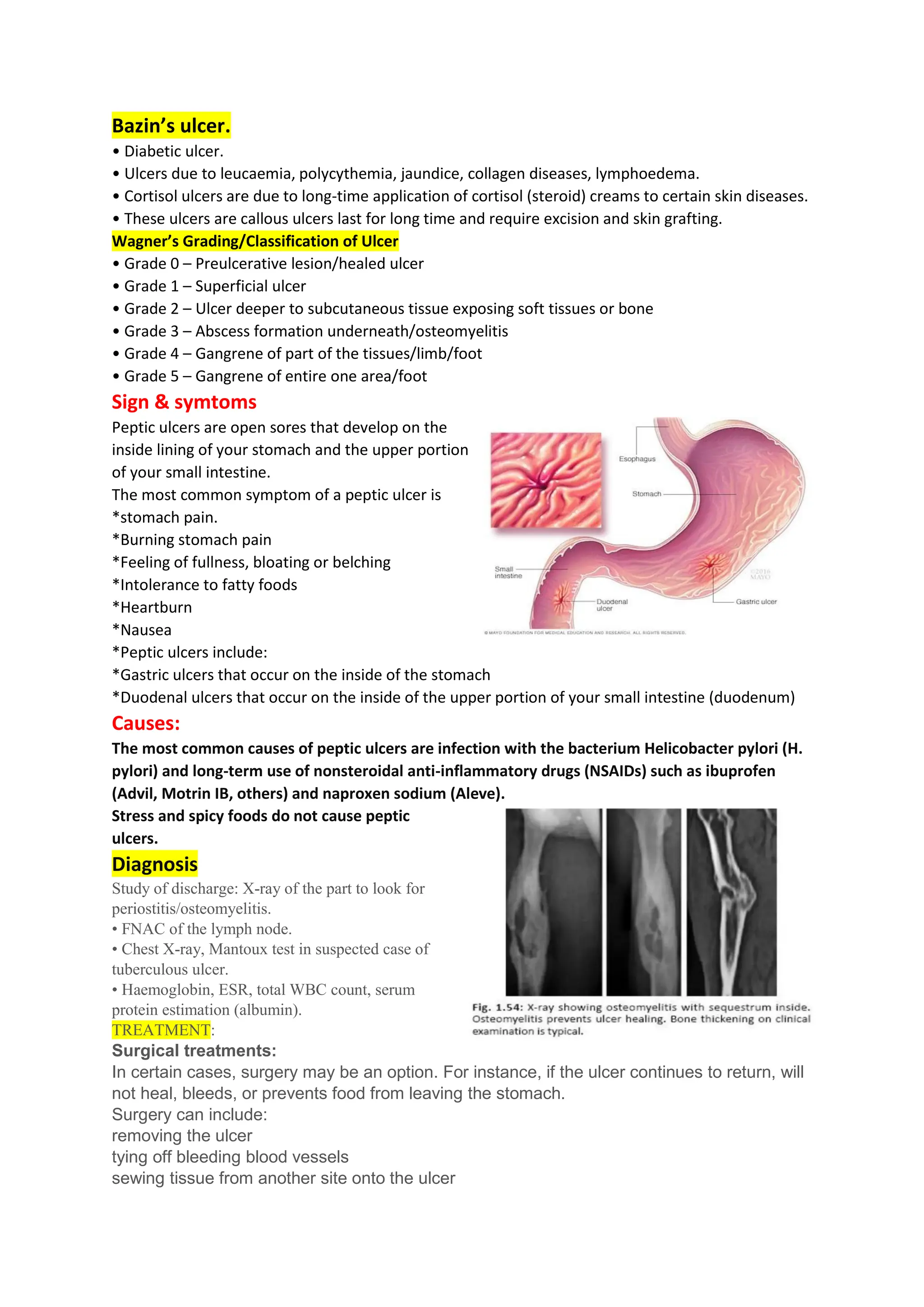 Case Presentation on LEG ULCER SURGERY SHORTCASES | PDF