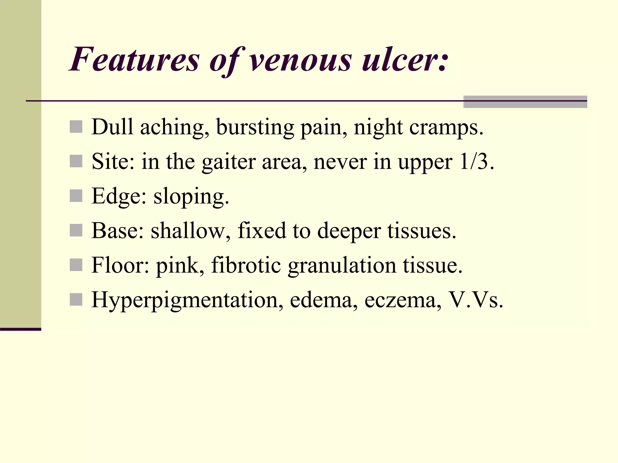 Leg ulcers (chronic | PPTX