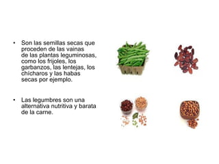 Leguminosas Ejemplos