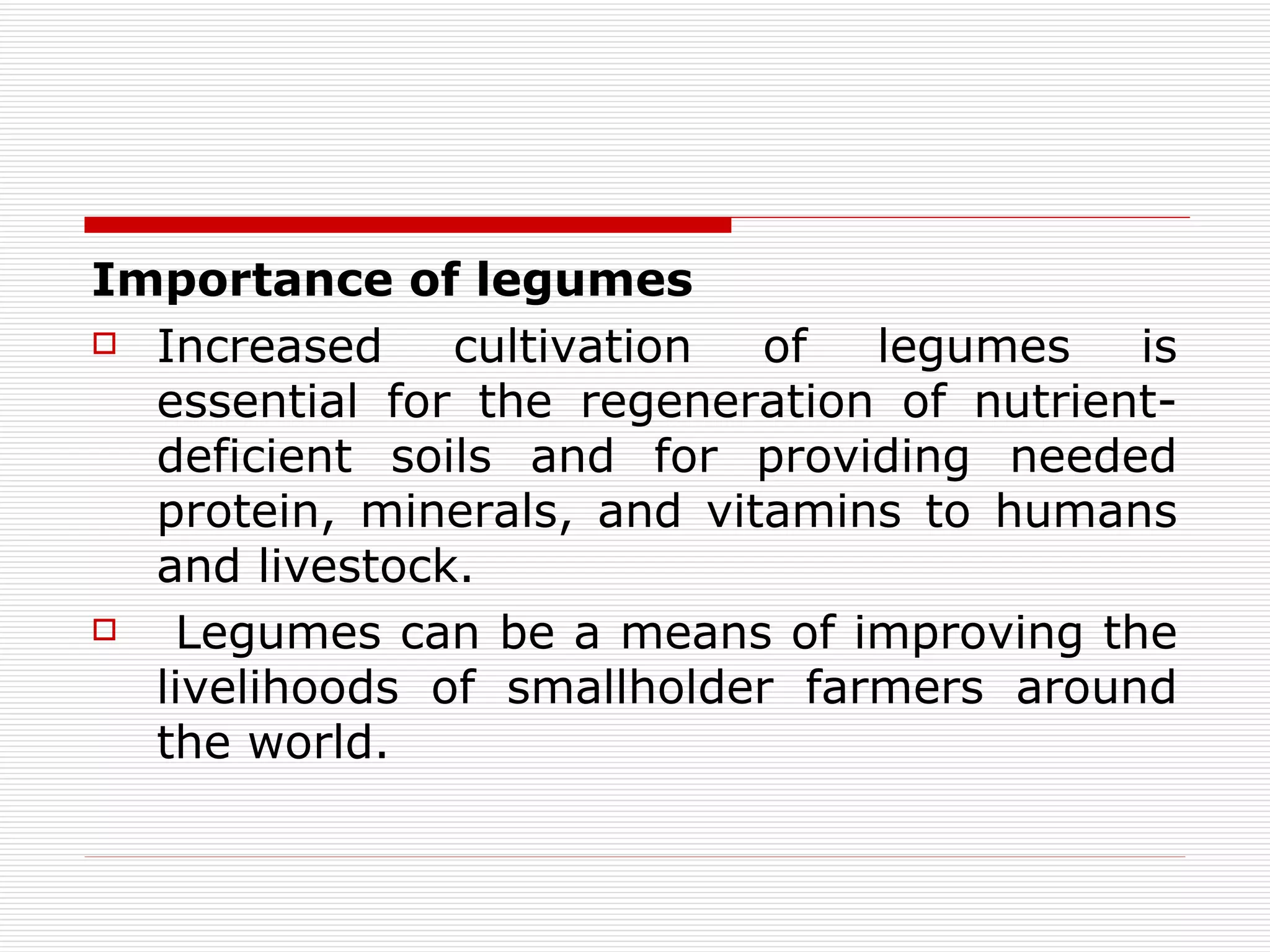 Legumes important | PPT