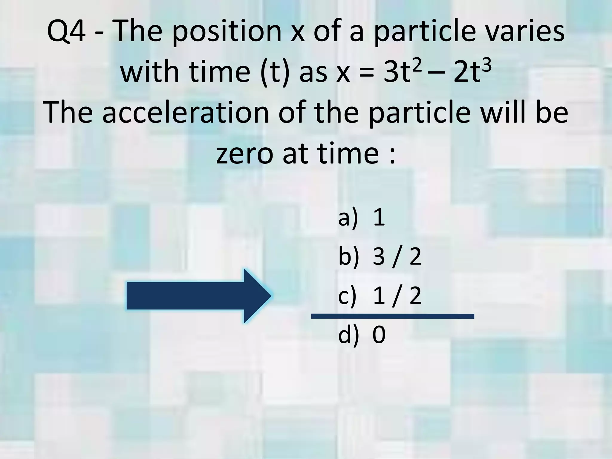 Class 11 Physics ch-2 Kinematics | PPTX