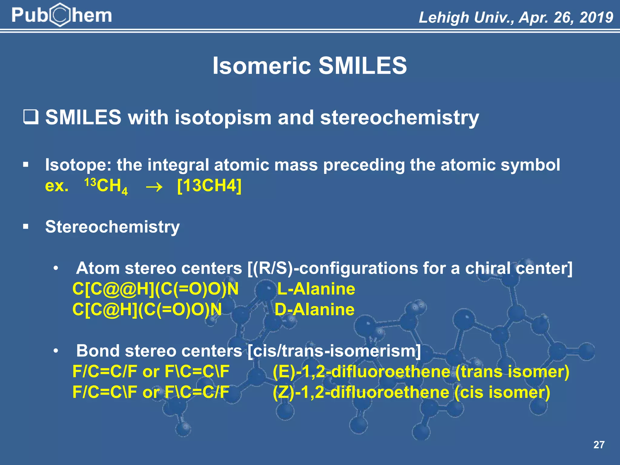 A Brief Overview of Cheminformatics | PPTX