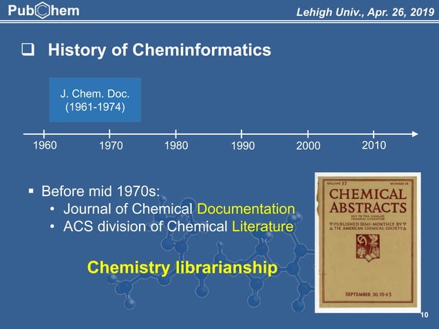 A Brief Overview of Cheminformatics | PPTX | Pharmaceutical Industry ...