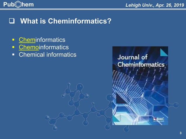 A Brief Overview of Cheminformatics | PPTX | Pharmaceutical Industry ...