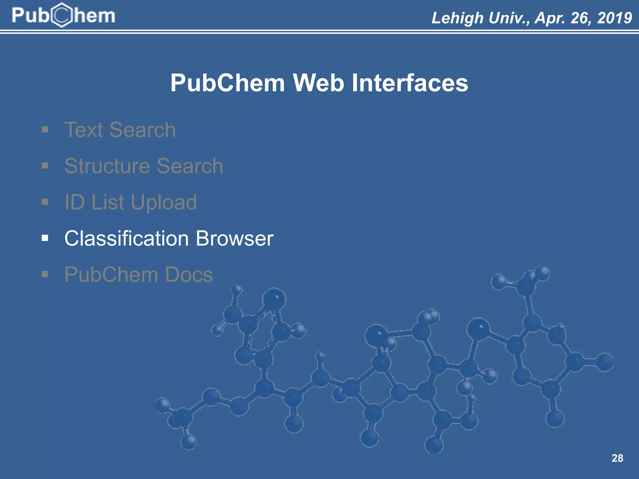 PubChem and Its Applications for Drug Discovery | PPTX