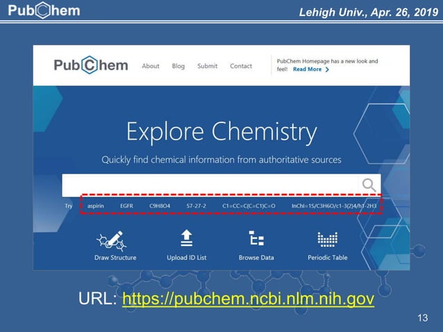 PubChem and Its Applications for Drug Discovery | PPTX
