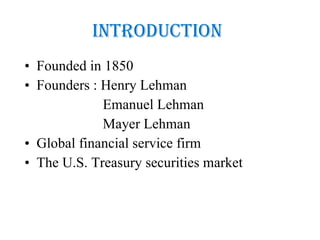 Lehman bros | PPT