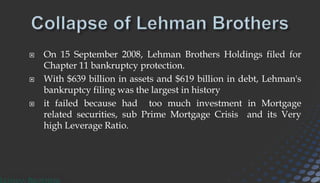 The rise and fall of Lehman brother | PPTX