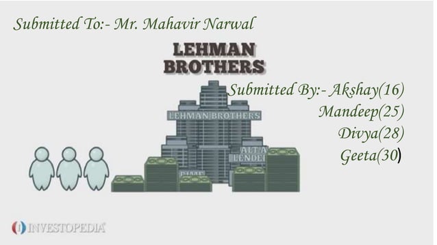 Lehman brothers | PPTX