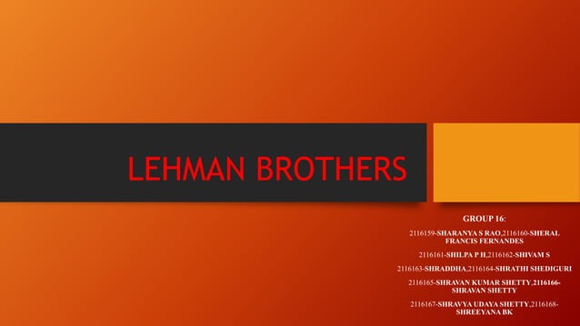 LEHMAN BROTHERS-B.E.pptx