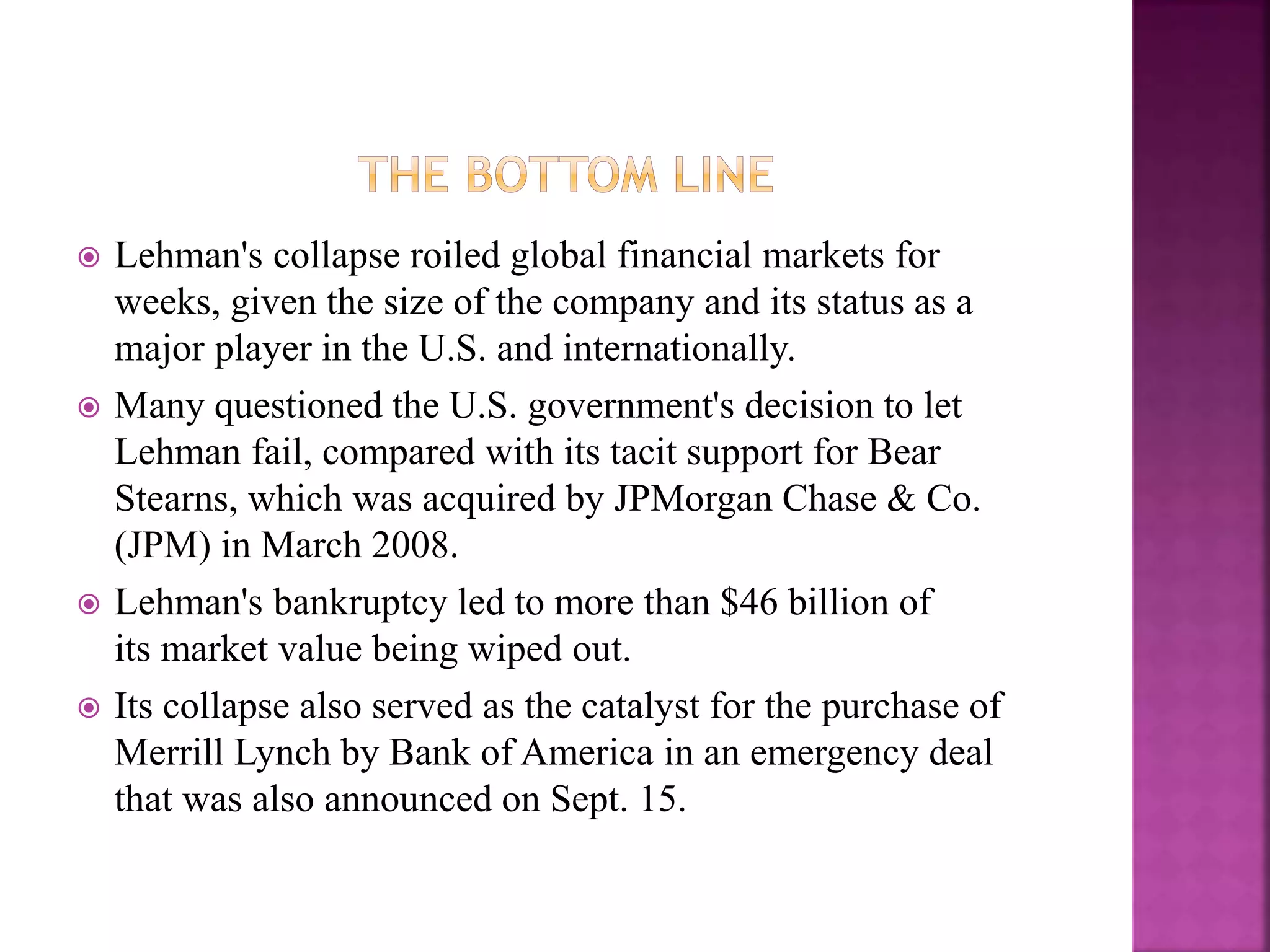 Lehman brothers scam | PPTX