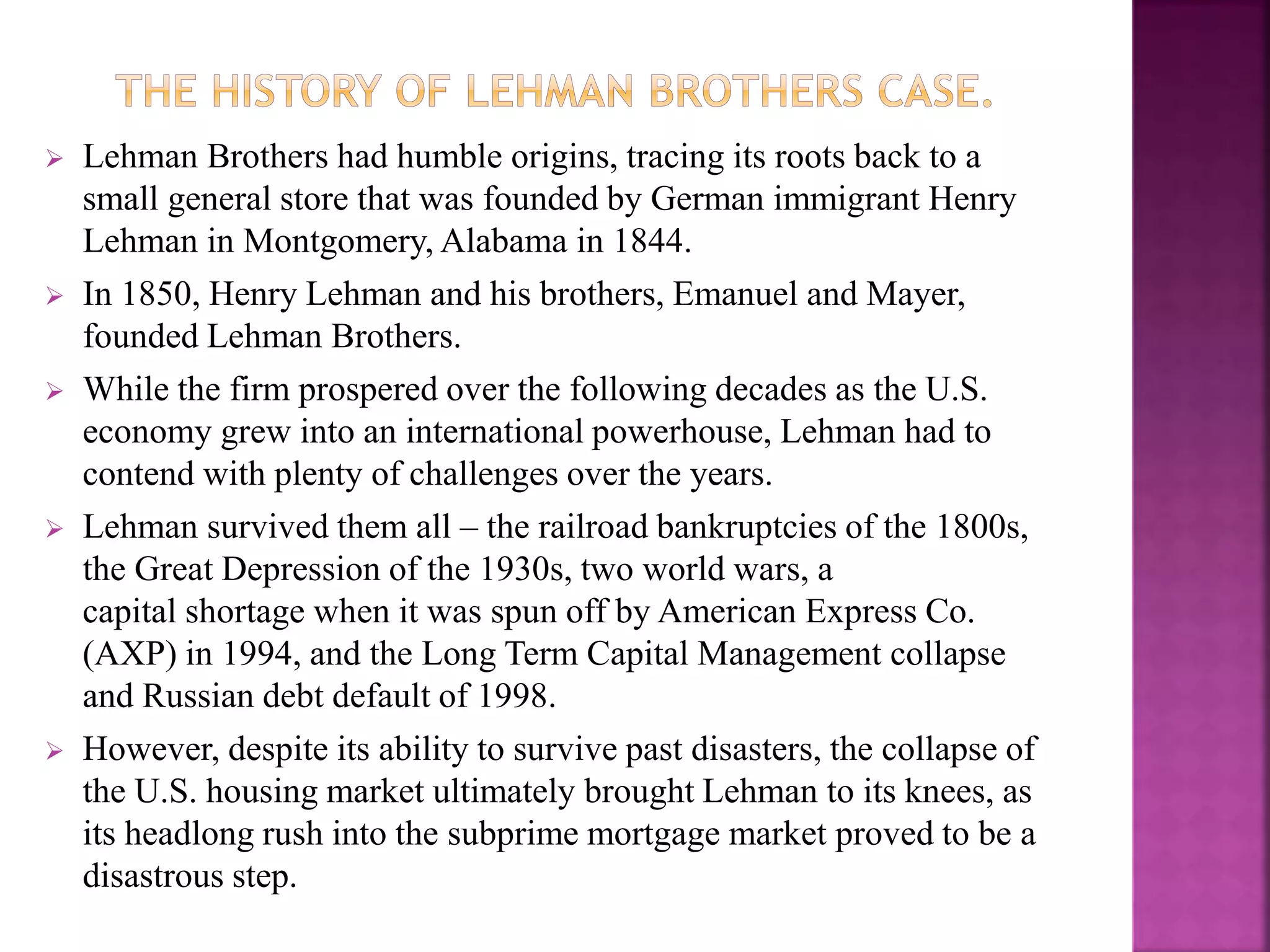 Lehman brothers scam | PPTX