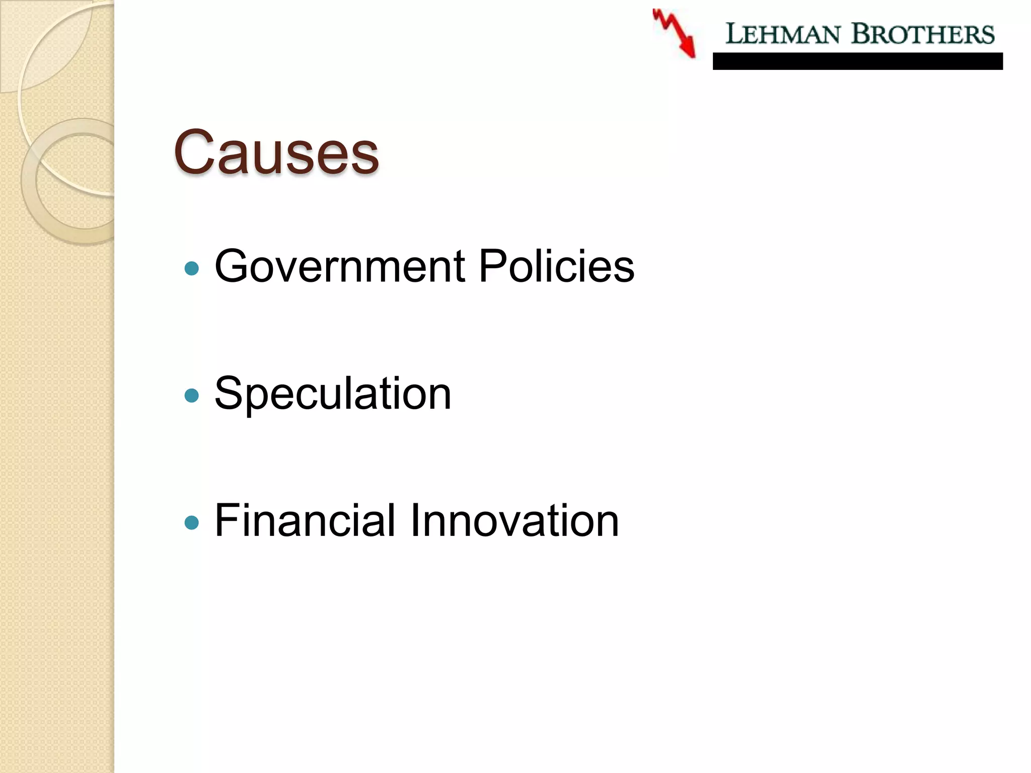 Lehman Collapse | PPTX | Stocks and Bonds | Personal Investing