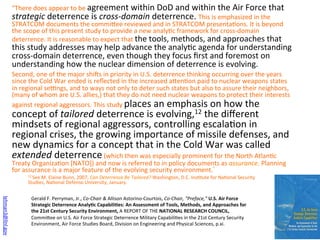 "Cross domain” deterrence, escalation geometries and the morphing of ...