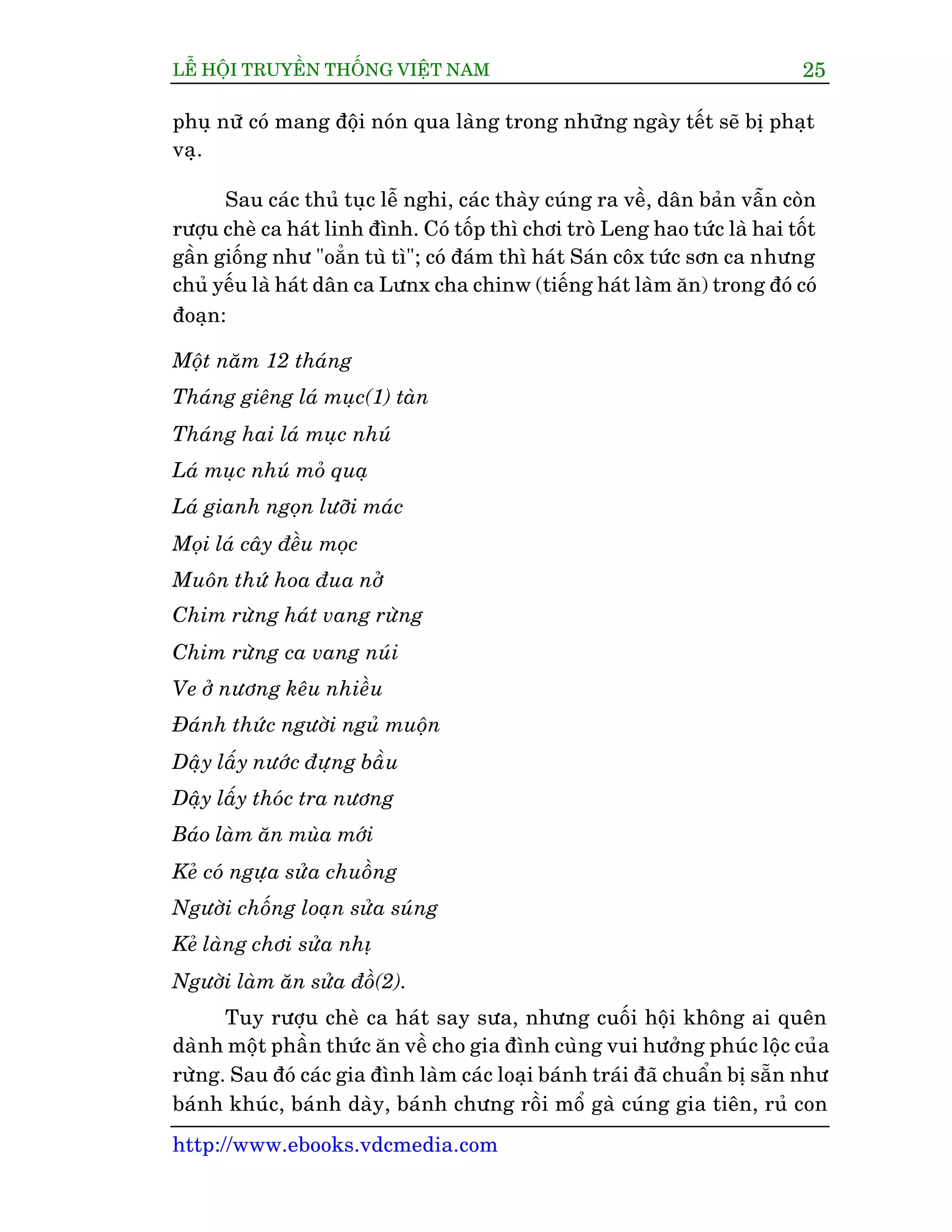 Le hoi truyen thong viet nam(tap 1) | PDF