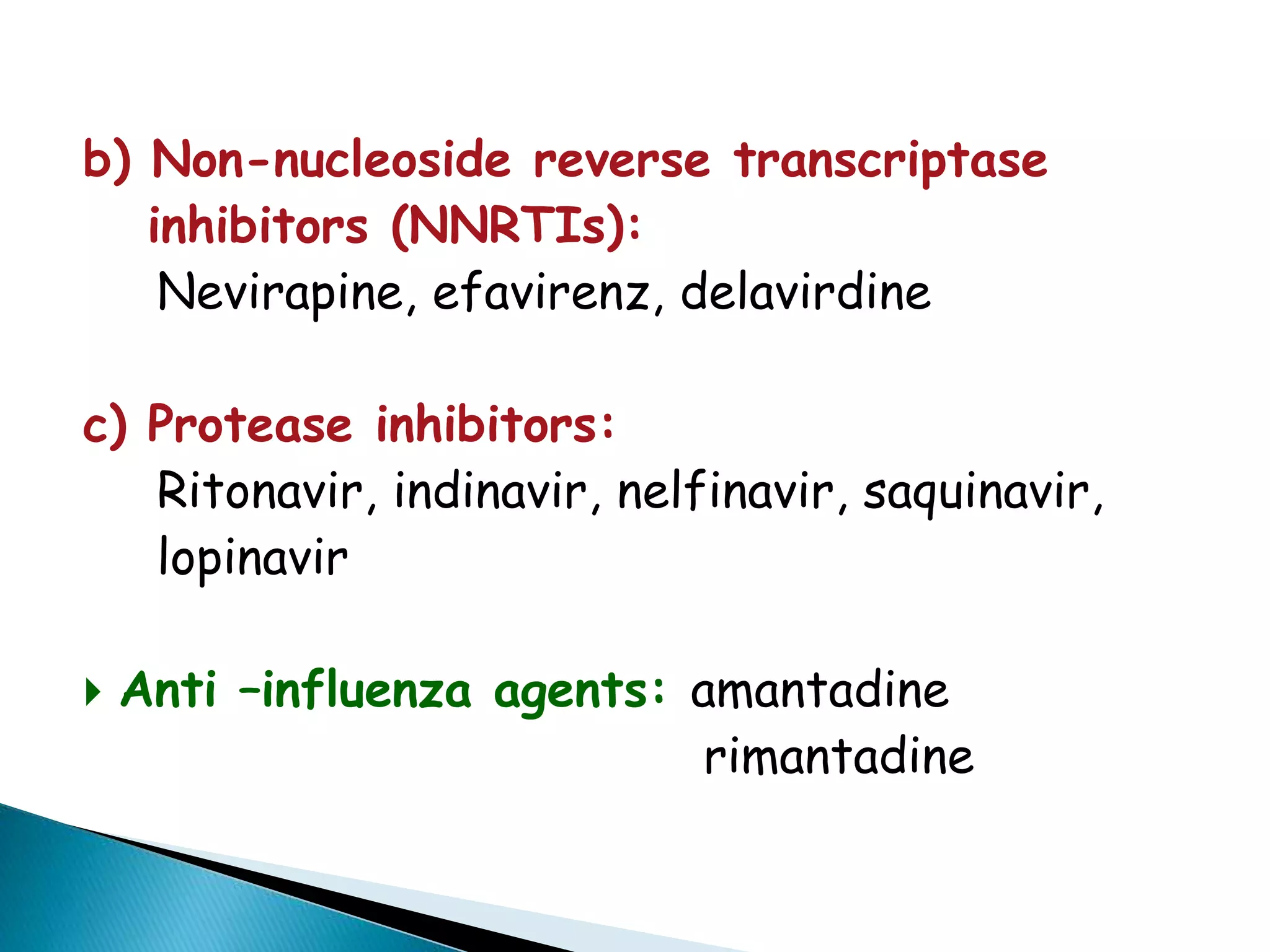 34. antiviral agents | PPTX