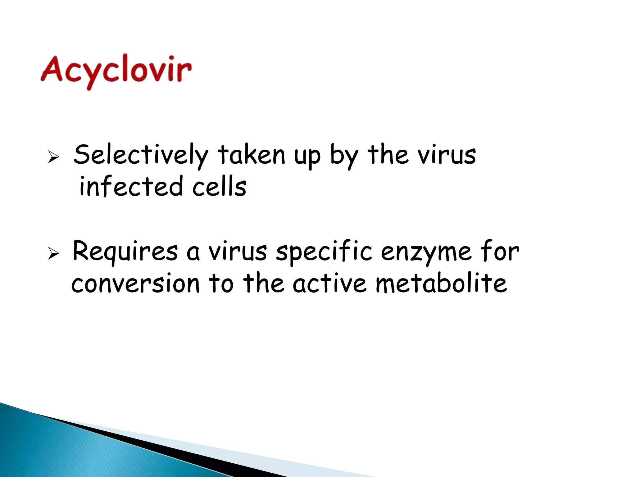 34. antiviral agents | PPTX