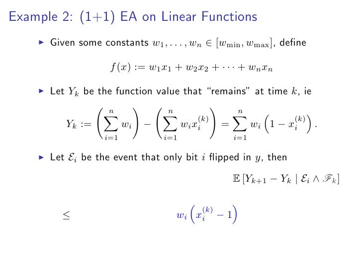 Drift Analysis - A Tutorial