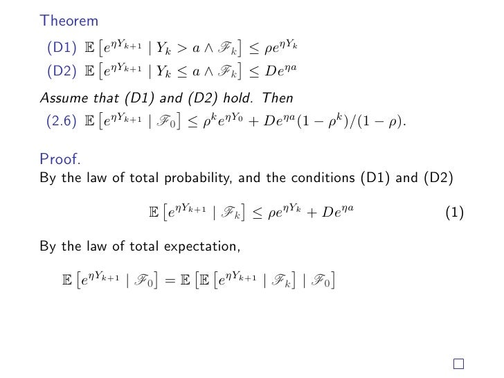 Drift Analysis - A Tutorial