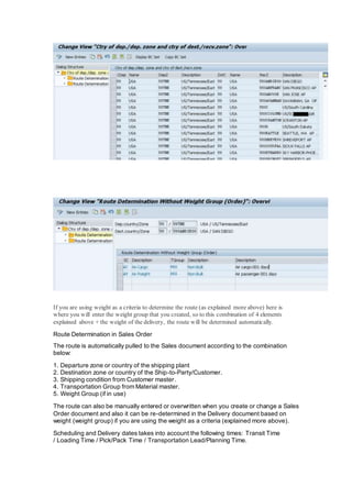 Logistic execution step by step config | DOC