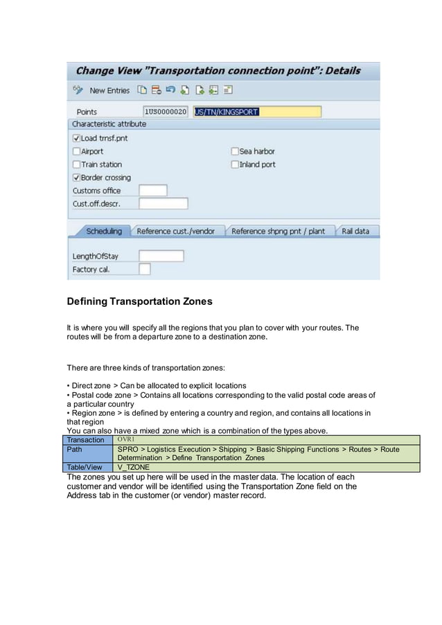 Logistic Execution Step By Step Config Doc Rail Travel Travel Type 5637