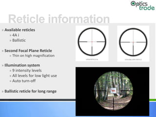 Leica ERi Rifle Scopes | PPT