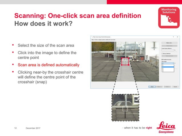 Leica Geomos Features One-click Scan Area Definition and a Table View | PPT