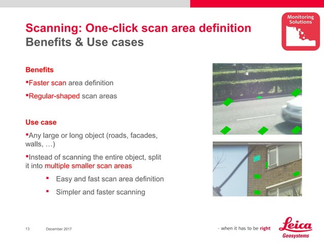 Leica Geomos Features One-click Scan Area Definition and a Table View | PPT