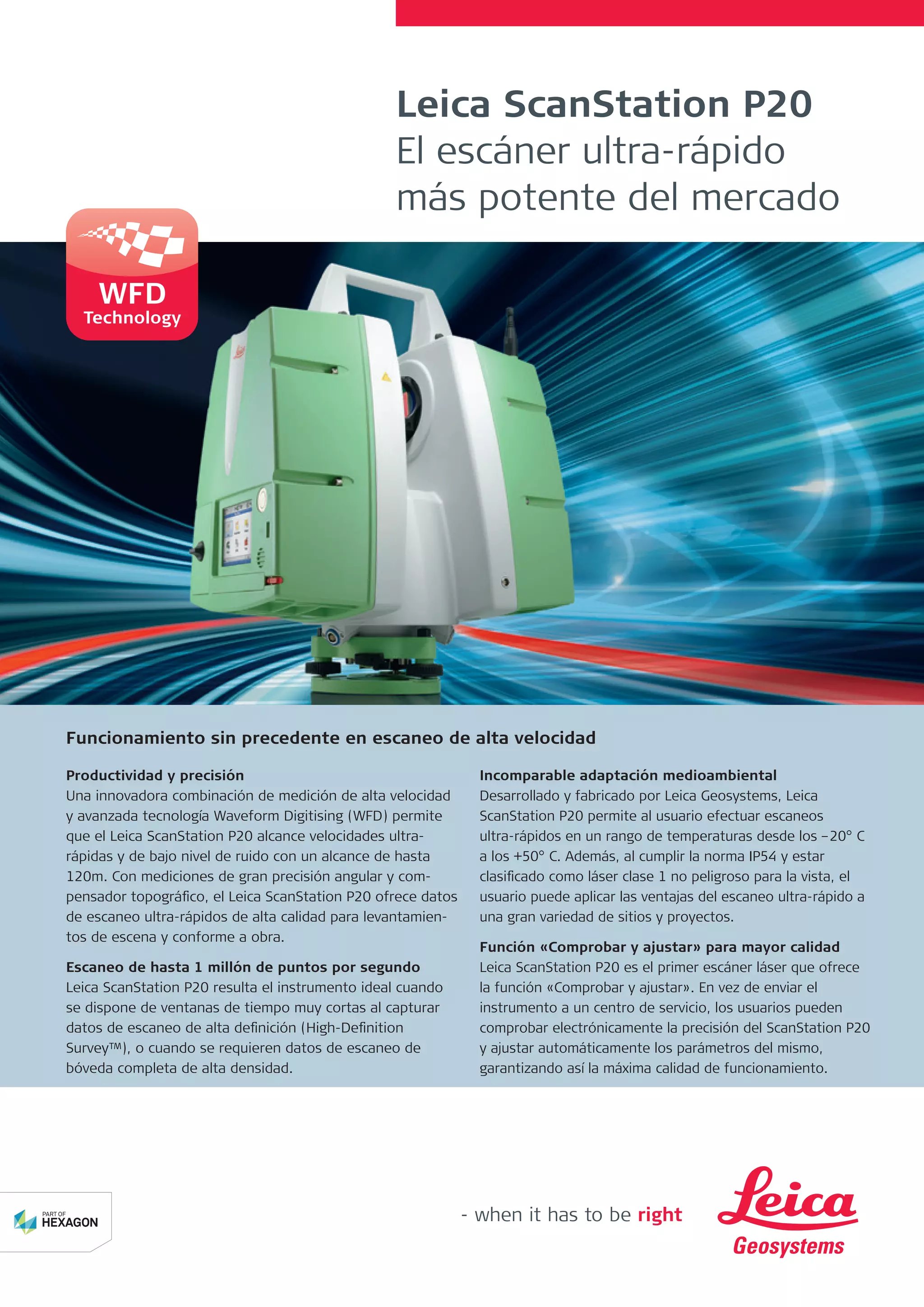 Leica scan station_p20_dat_es | PDF