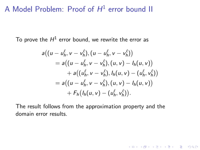 Applications Of The Surface Finite Element Method Ppt