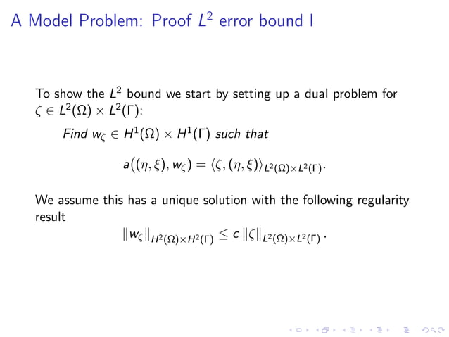 Applications Of The Surface Finite Element Method Ppt