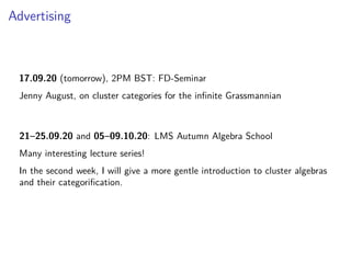 Cluster categories from Postnikov diagrams | PDF