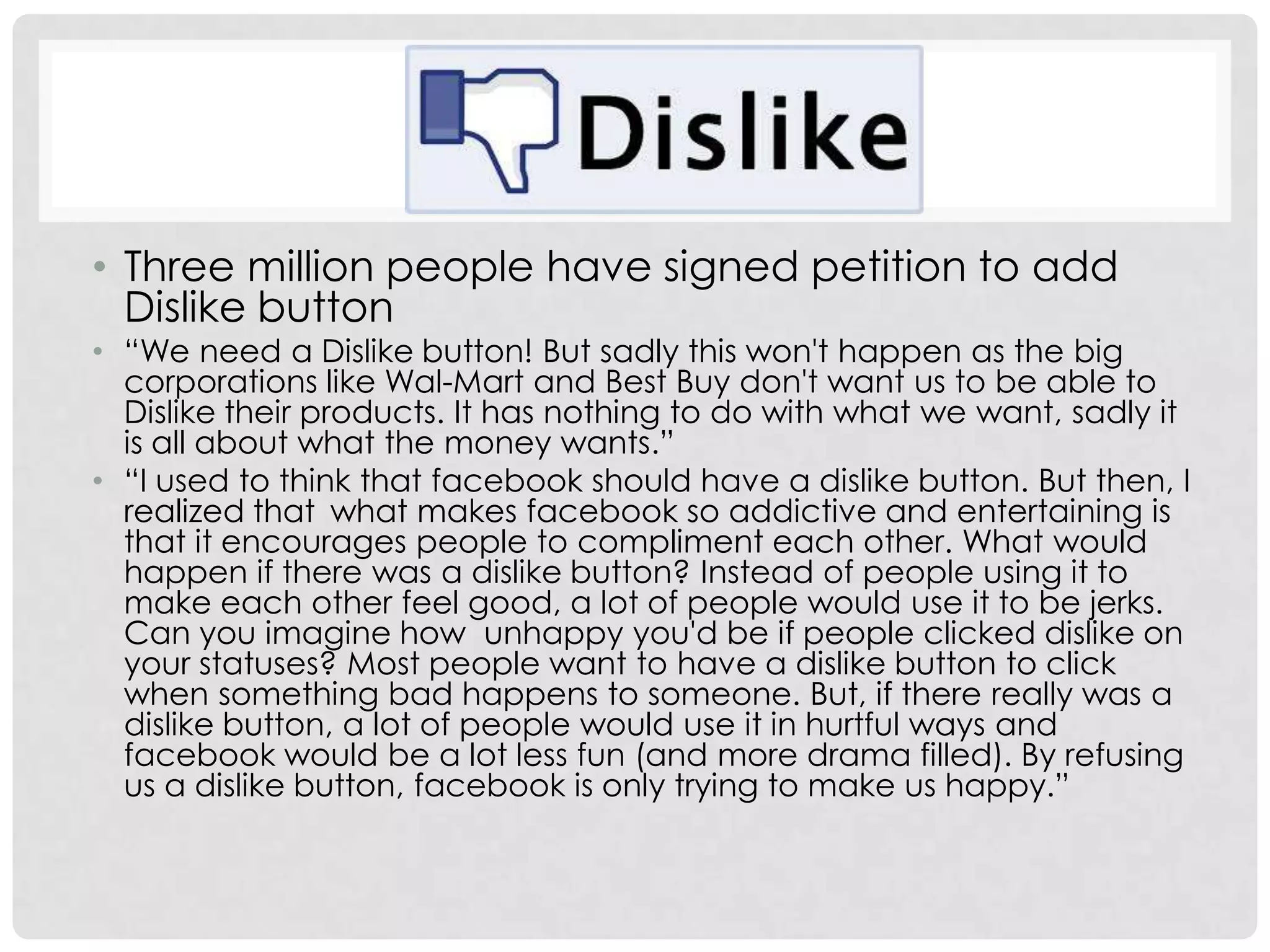 Emotional architecture of social media: The Facebook 'Like' button | PPTX