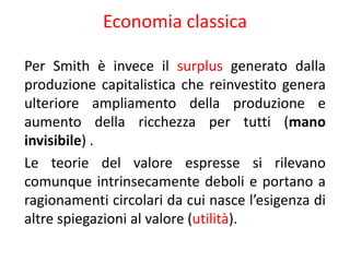 Le idee dell'economia | PPTX