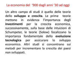 Le idee dell'economia | PPTX