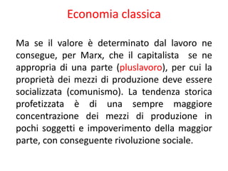 Le idee dell'economia | PPTX