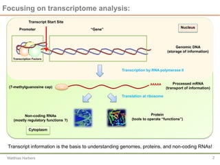 Tag-based transcript sequencing: Comparison of SAGE and CAGE | PDF