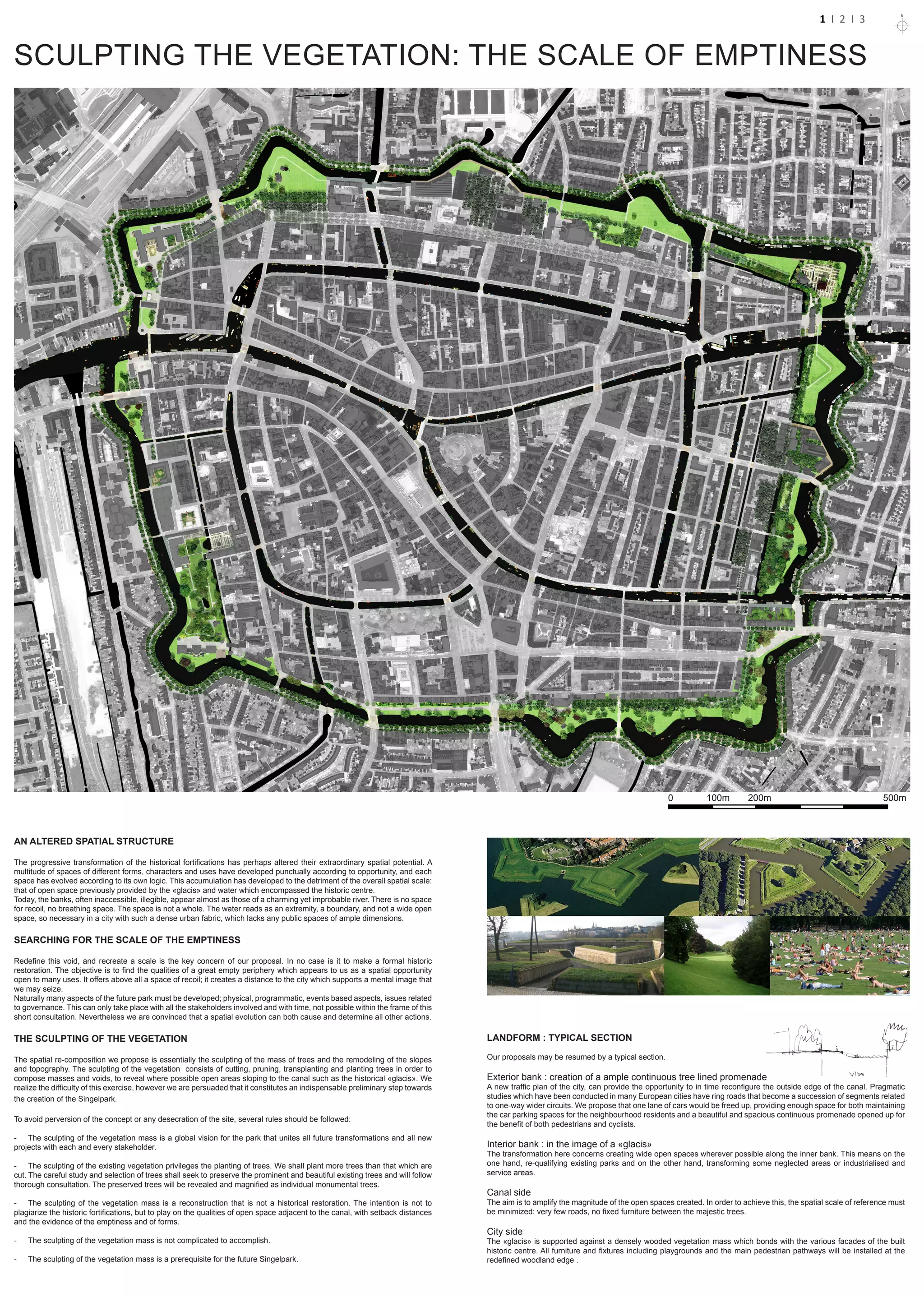 Michel Desvigne Paysagistes, Singelpark Design Competition, poster | PDF