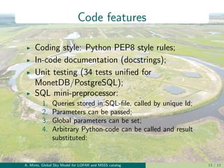 LOFAR Global Sky Model database | PDF | Databases | Computer Software and Applications