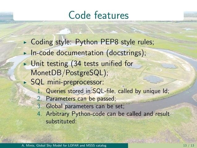 LOFAR Global Sky Model database | PDF | Databases | Computer Software and Applications