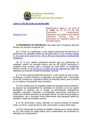 Lei do piso | DOCX