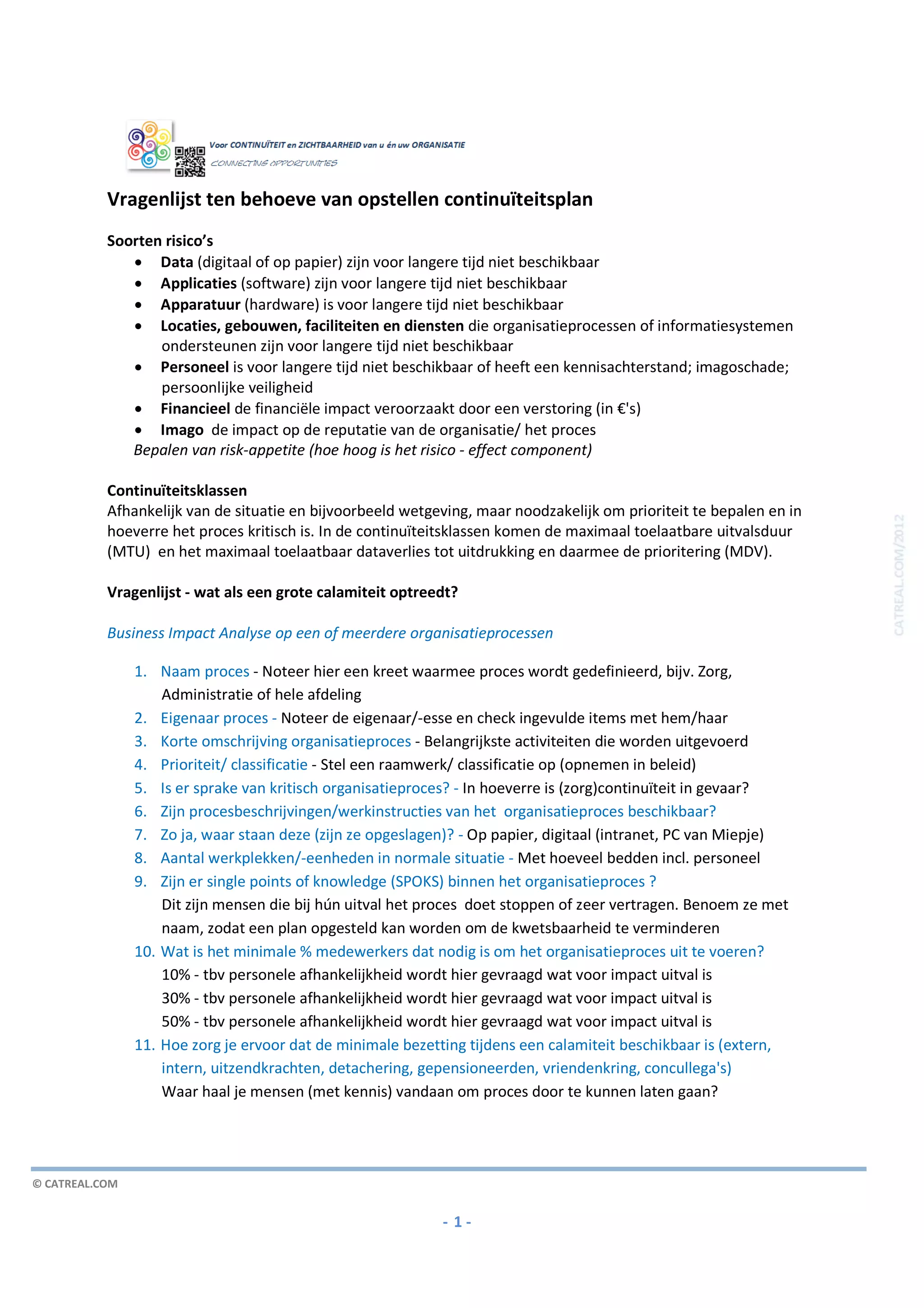 Leidraad cobra zeeland bijlage 3 bcm vragenlijst | PDF