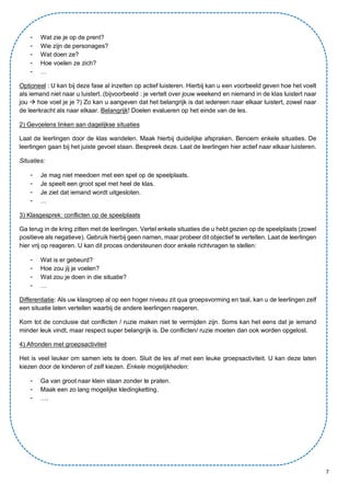 Leidraad 'zelfstandig conflicten oplossen op de speelplaats' | PDF