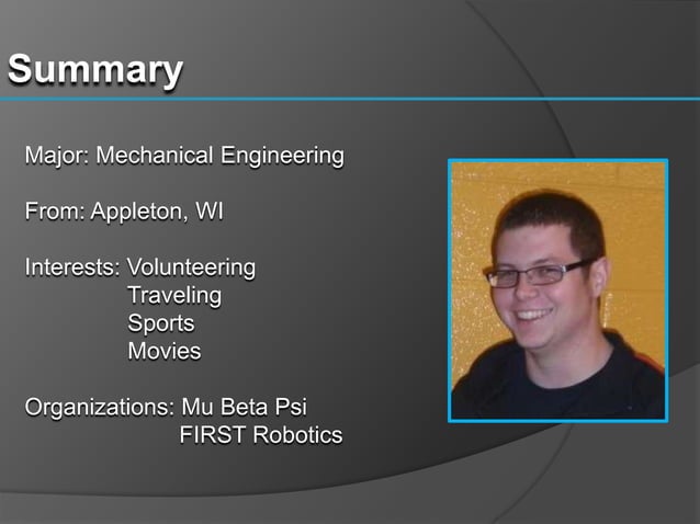 Eric Leifermann visual resume | PPTX