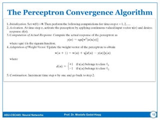 Neural Networks: Rosenblatt's Perceptron | PDF