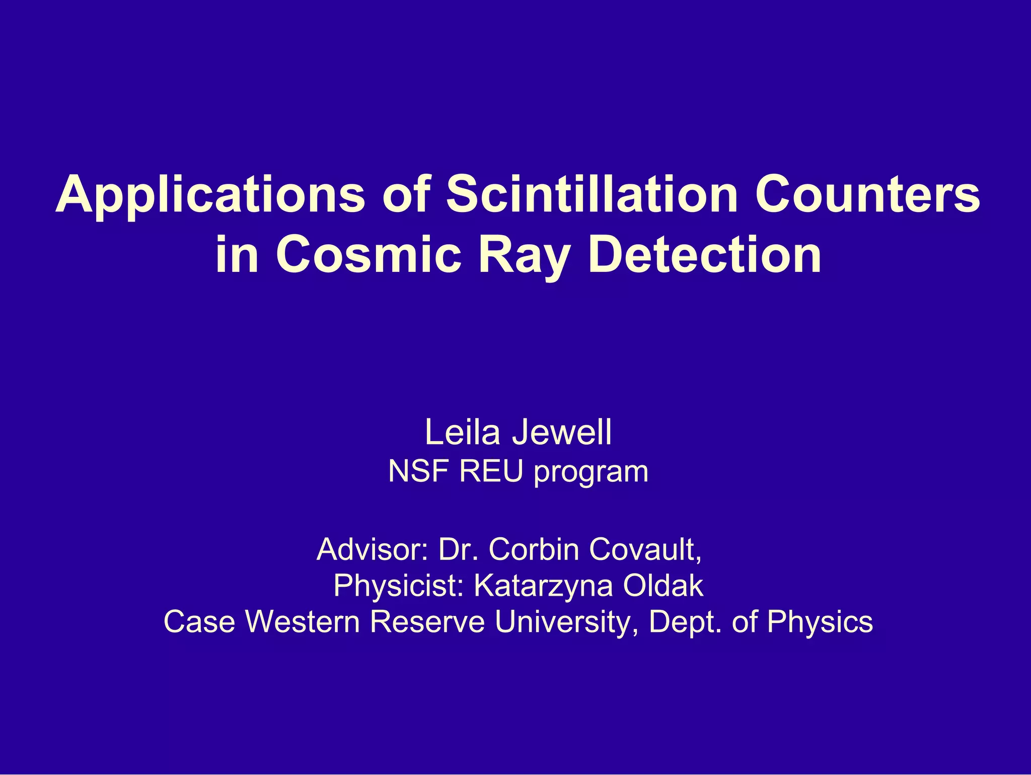 Leila Jewell Presentation | PPT | Physics | Science
