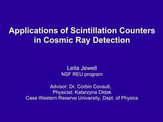 Leila Jewell Presentation | PPT | Physics | Science